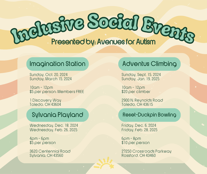 Creating Brighter Futures: AVENUES FOR AUTISM INCLUSIVE SOCIAL EVENTS